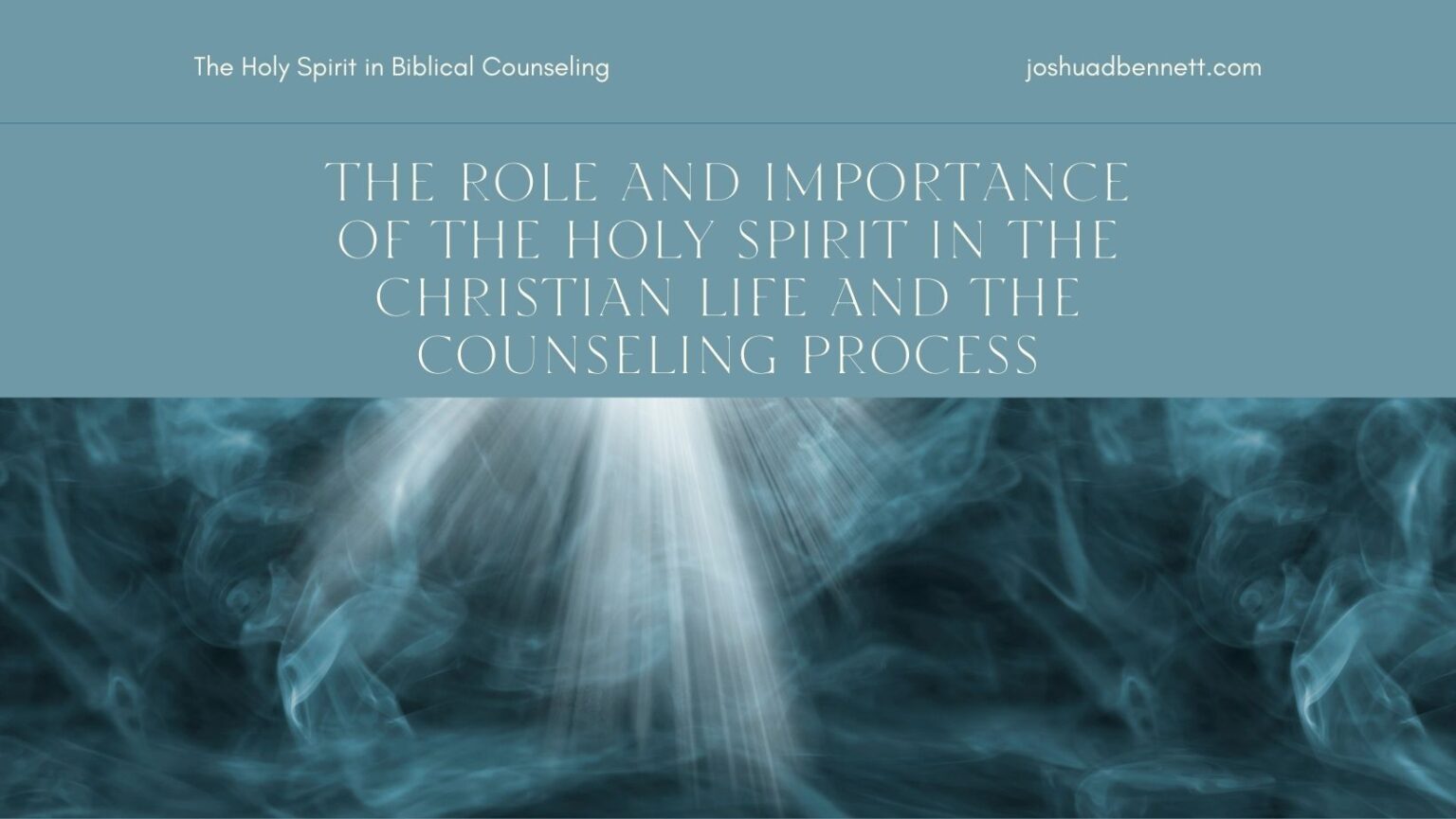 The Role and importance of the Holy Spirit in the Christian life and ...